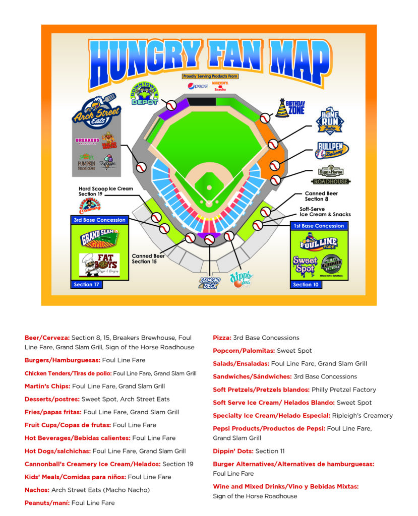 Hungry Fan Map