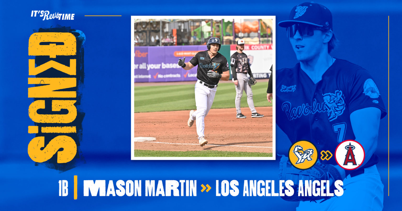 Mason Martin Has Contract Purchased by Los Angeles Angels