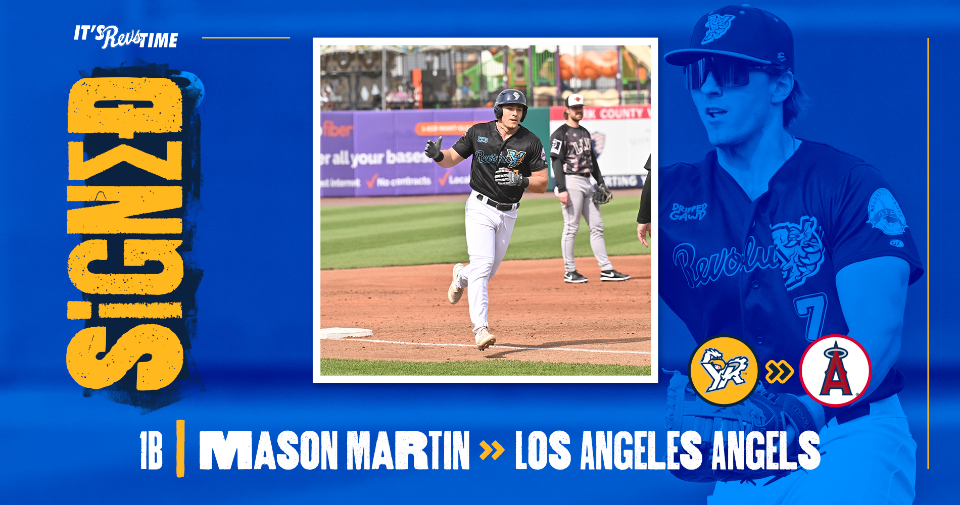 Mason Martin Has Contract Purchased by Los Angeles Angels