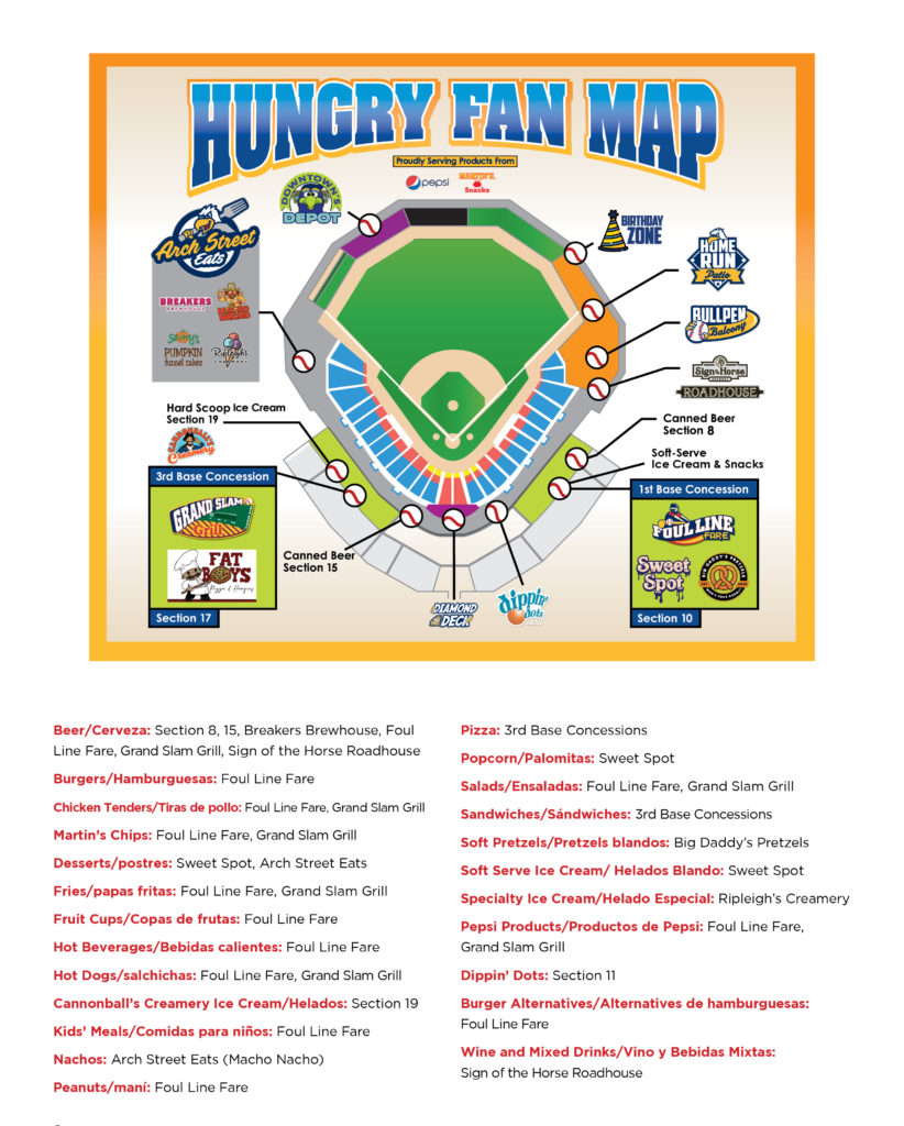 Hungry Fan Map